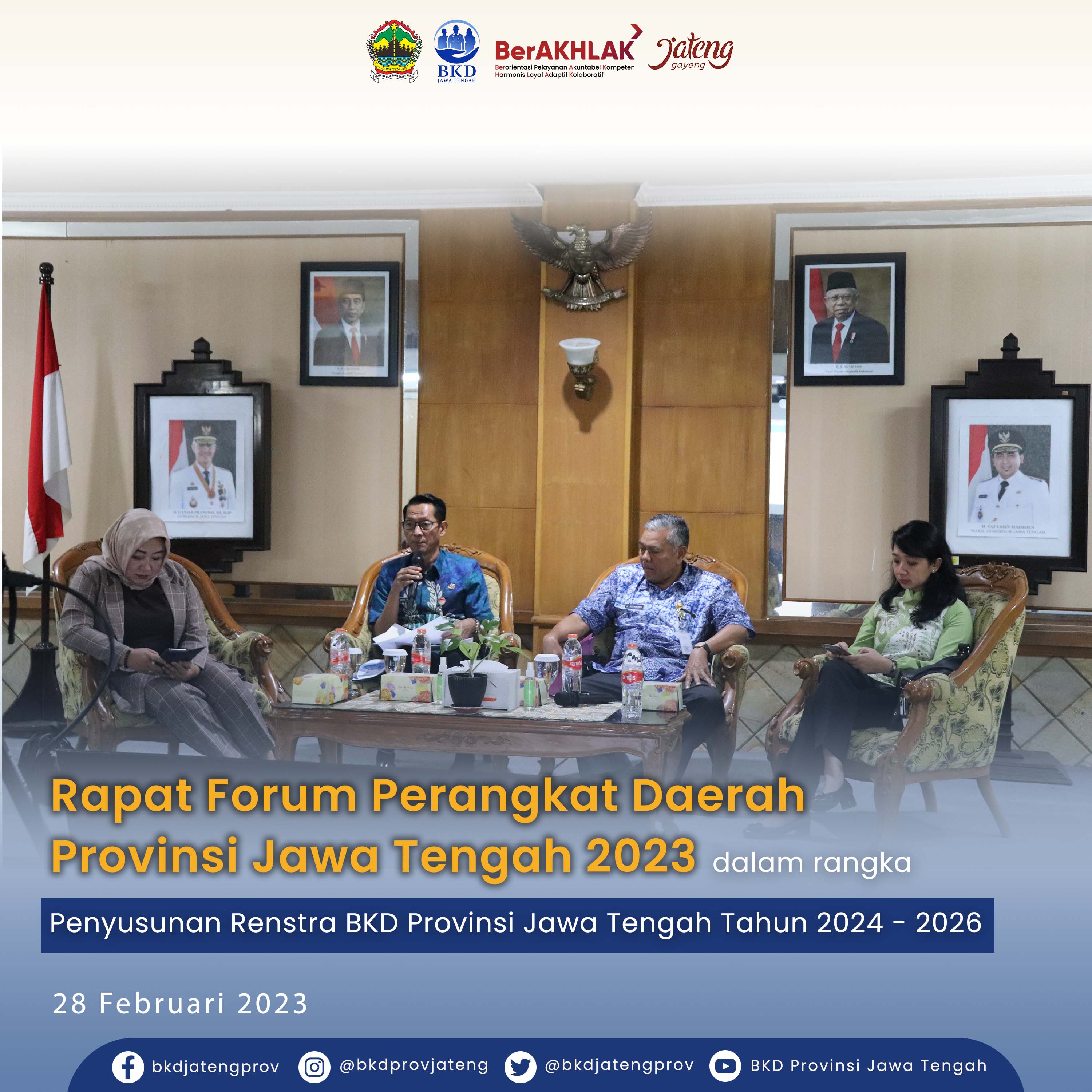 Rapat Forum Perangkat Daerah Provinsi Jawa Tengah Tahun 2023 Dalam ...